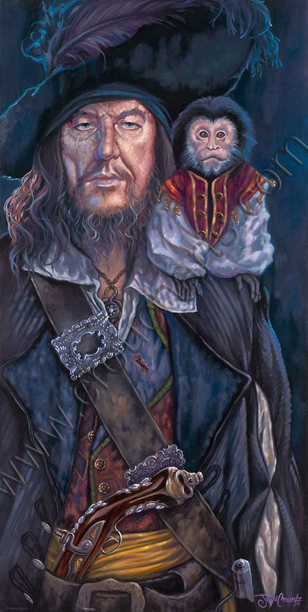 Captain Barbossa - Crouch Arts